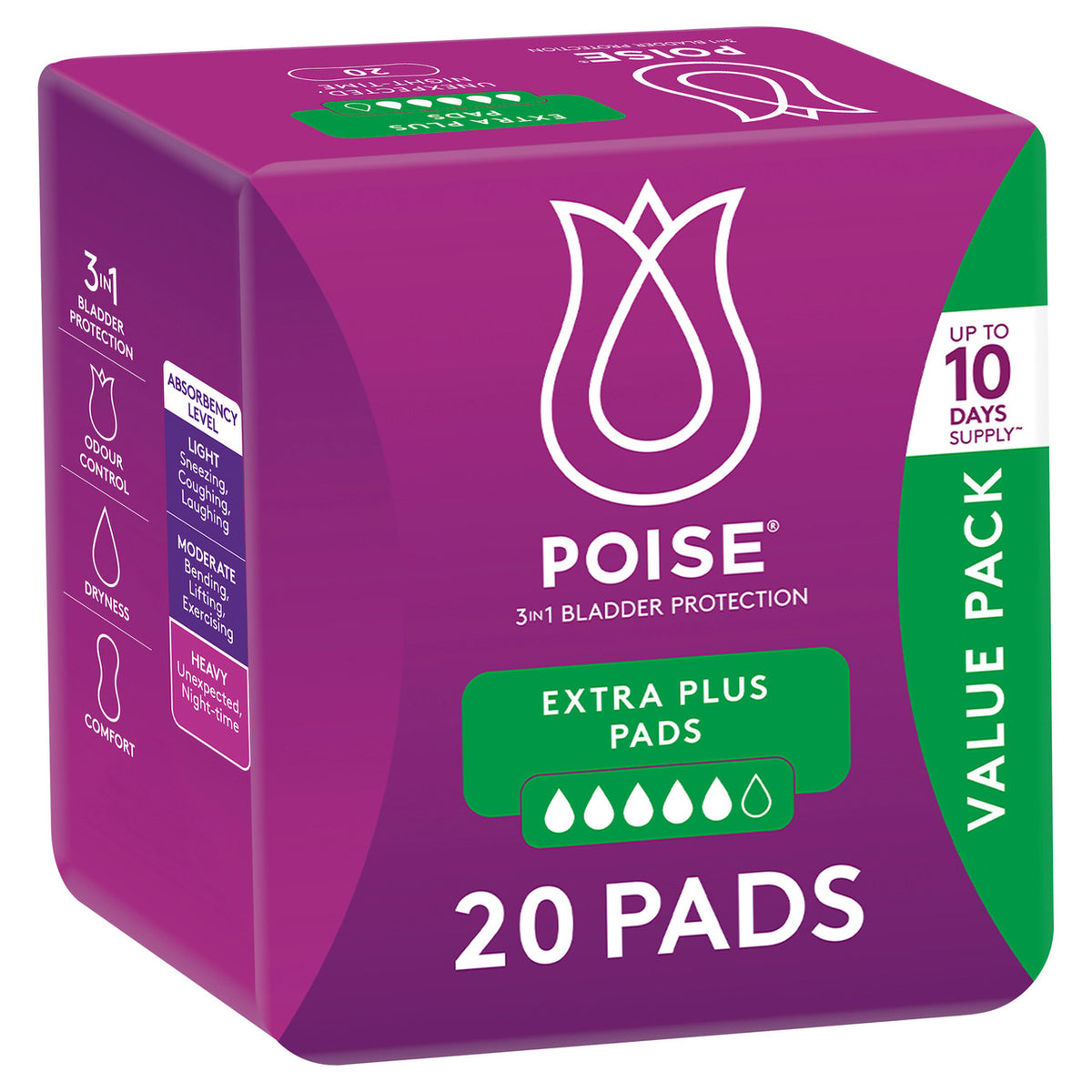 POISE EXTRAPLUS ABS 16X6/CS – Divico.Shop
