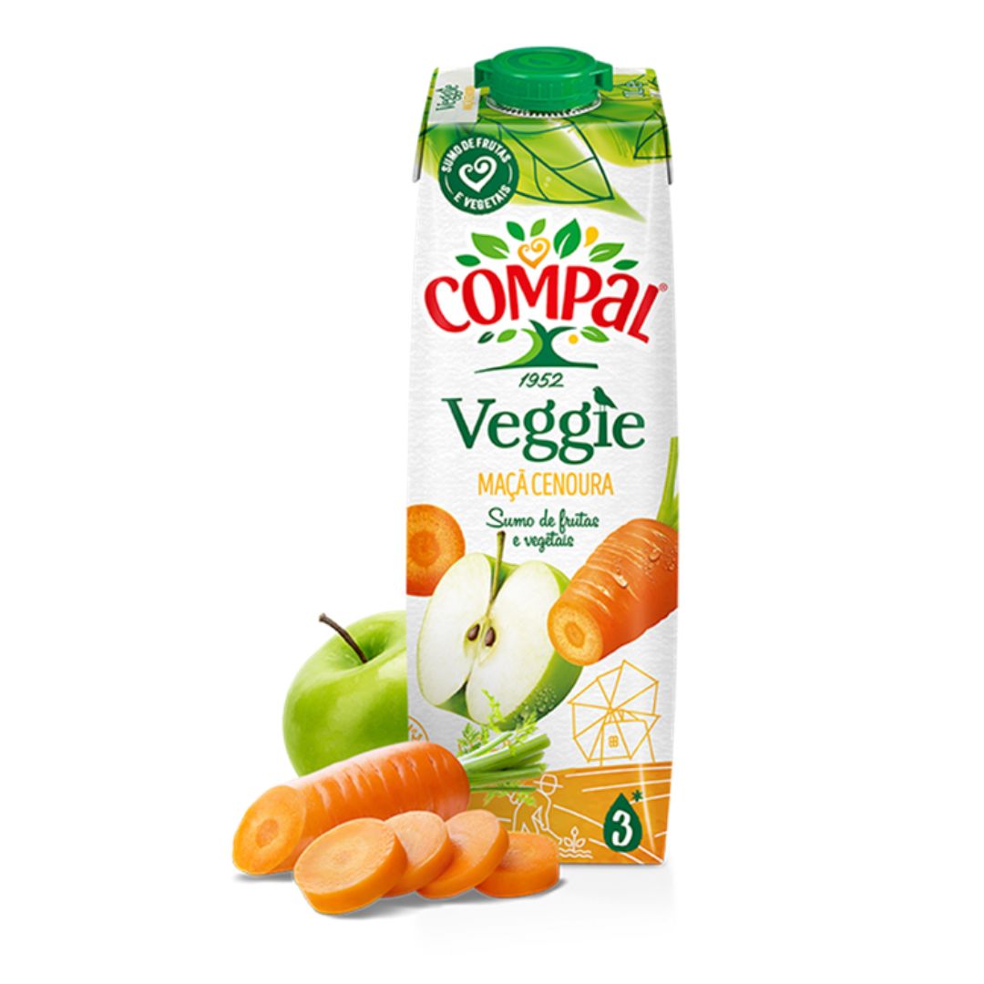 COMPAL VEGGI APPLE CARROT 12 / 1L – Divico.Shop