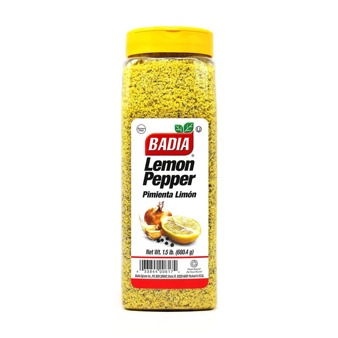 BADIA LEMON PEPPER 1.5LBS/6 – Divico.Shop